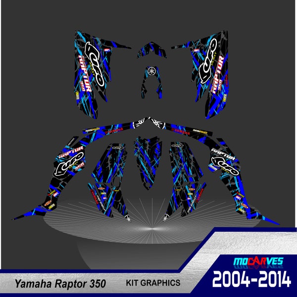 Yamaha Raptor 350 Decals - Etsy