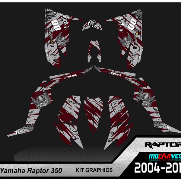 Yamaha Raptor 350 Decals - Etsy