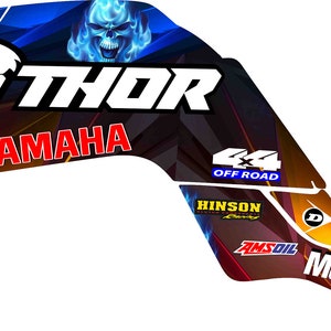 YAMAHA RAPTOR 660 660R Full Graphics Decals Stickers Kit Atv - Etsy