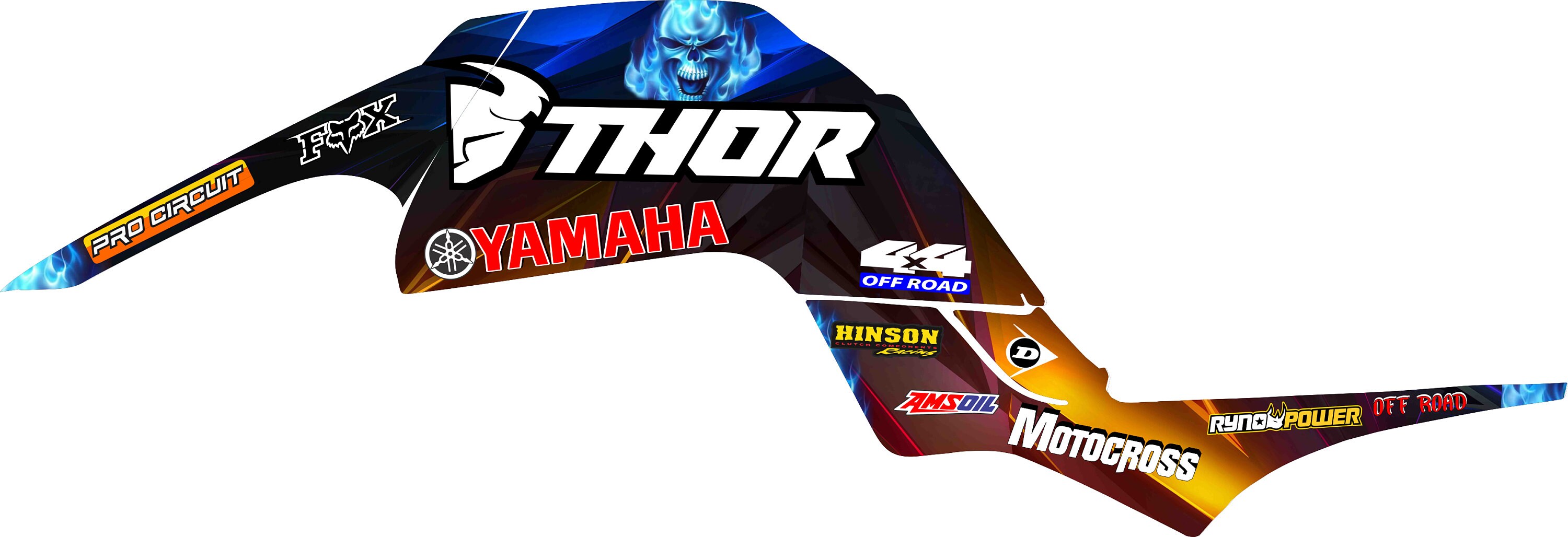YAMAHA RAPTOR 660 660R Full Graphics Decals Stickers Kit Atv - Etsy