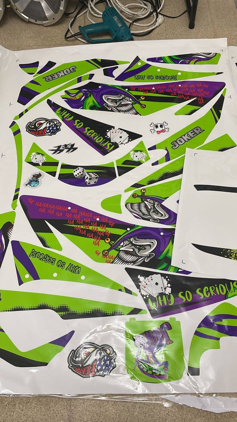 Kawasaki KFX 450/450R 2008/2014-graphics Full Kit-decal Set-atv ...