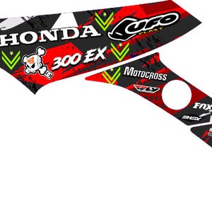 Honda Trx 300ex 1993 2006 Graphics Kit Decal Atv Utv - Etsy