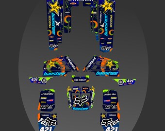 Yamaha Banshee 350 Full Graphics Kit Stickers Decals Atv - Etsy