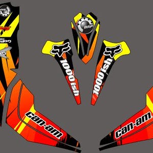 CAN-AM Renegade 500 800r 800x 1000 Graphics Kit Vinyl Renegade Stickers ...