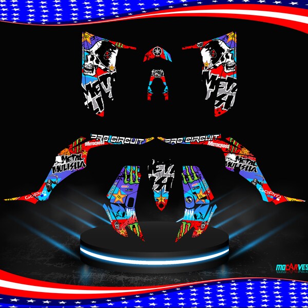 Yamaha Raptor 350 Decals - Etsy