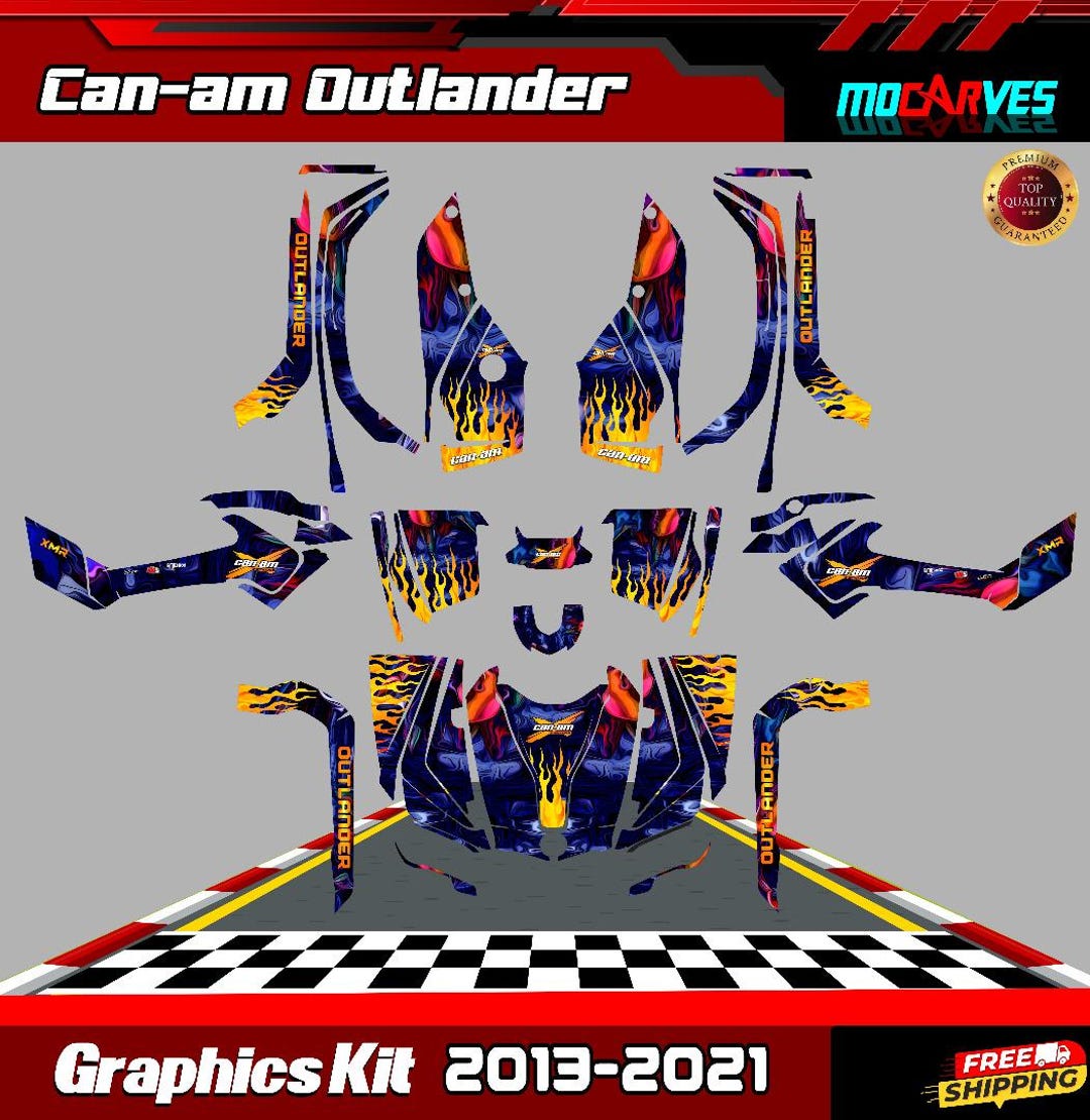 CAN-AM Renegade 500 800r 800x 1000 Graphics Kit Vinyl Renegade Stickers ...