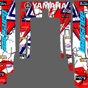 Yamaha Banshee 350 Full Graphics Kit Stickers Decals Atv - Etsy