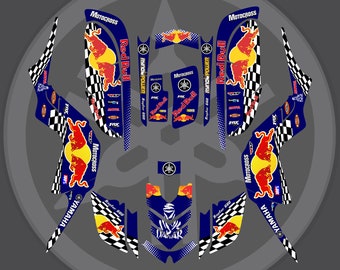 YAMAHA RAPTOR 660 660R Full Graphics Decals Stickers Kit Atv - Etsy