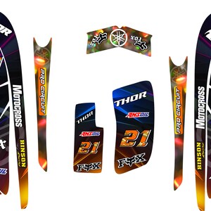 YAMAHA RAPTOR 660 660R Full Graphics Decals Stickers Kit Atv - Etsy