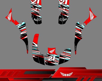 Honda Trx 300ex 1993 2006 Graphics Kit Decal Atv Utv - Etsy