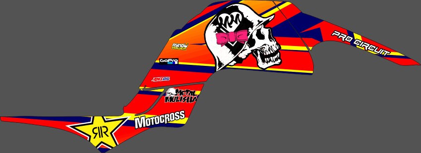 YAMAHA RAPTOR 660 660R Full Graphics Decals Stickers Kit Atv - Etsy