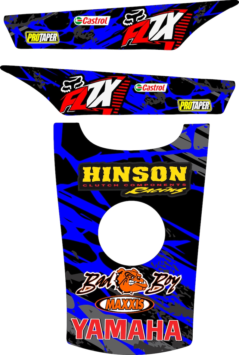 Yamaha Warrior 350 Full Graphics Kit Stickers Decals Atv - Etsy