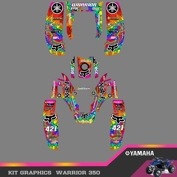 Yamaha Warrior 350 Decals - Etsy