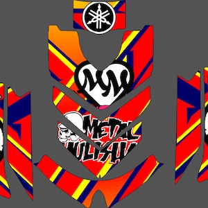 YAMAHA RAPTOR 660 660R Full Graphics Decals Stickers Kit Atv - Etsy