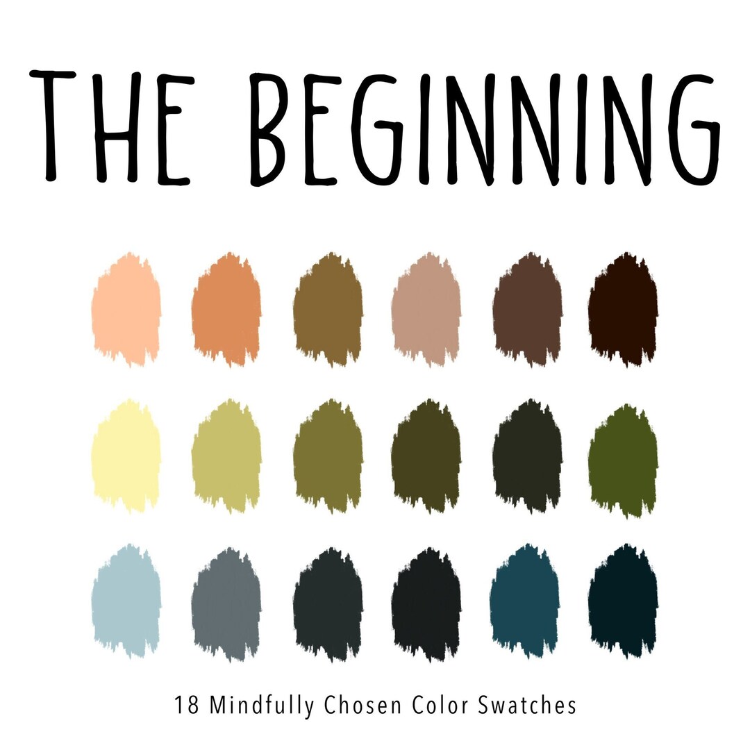 The Beginning Procreate Palette - Etsy