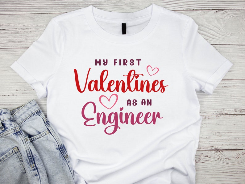 Engineer Valentines Day SVG Bundle, Valentine Shirt Files for Cricut ...