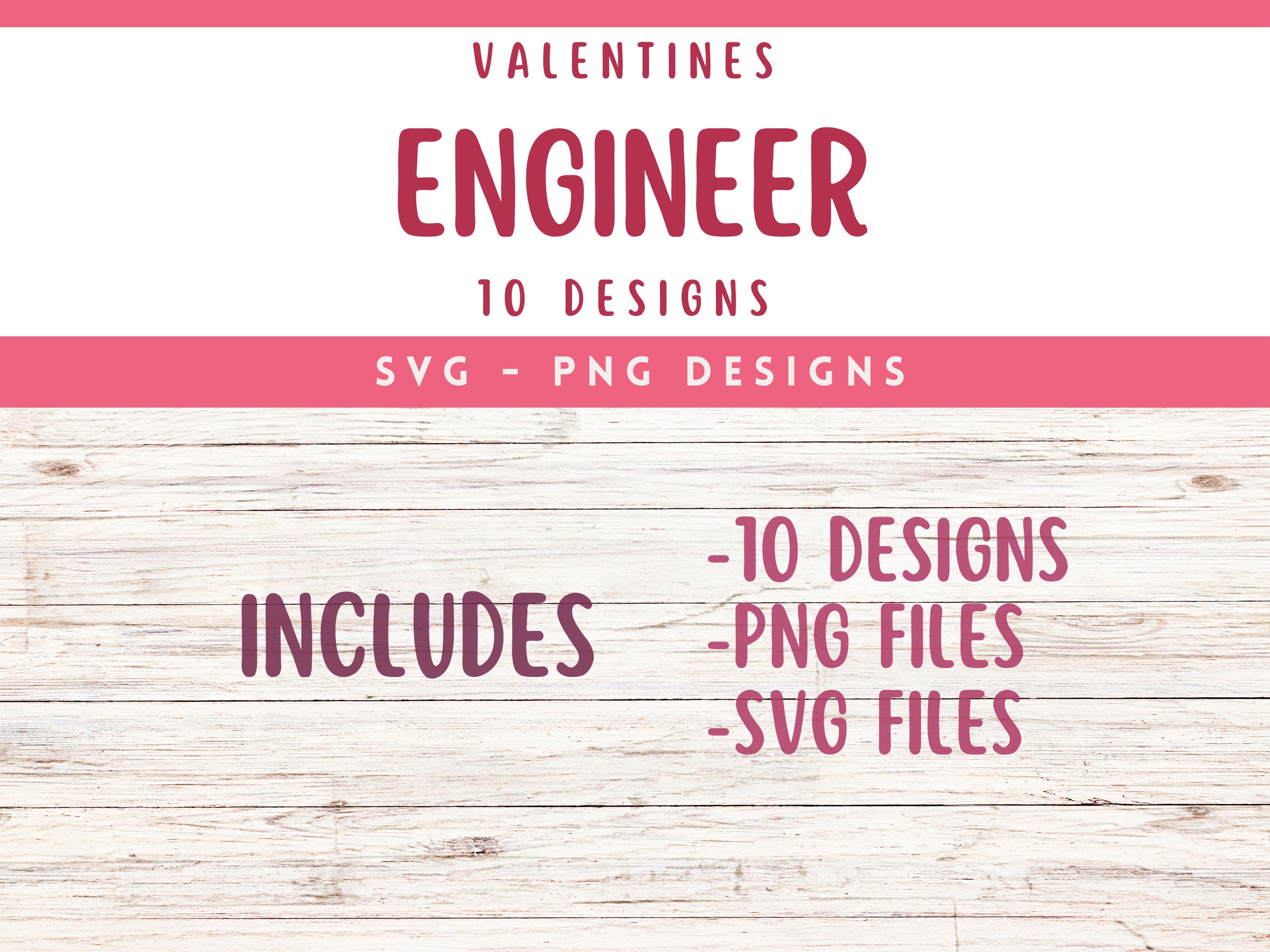 Engineer Valentines Day SVG Bundle, Valentine Shirt Files for Cricut ...