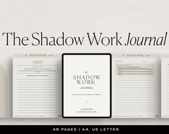 Printable Shadow Work Journal | Healing Journal | Mental Health ...