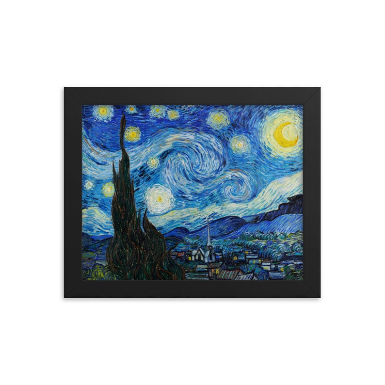 The Starry Night by Vincent Van Gogh Digital Download - Etsy