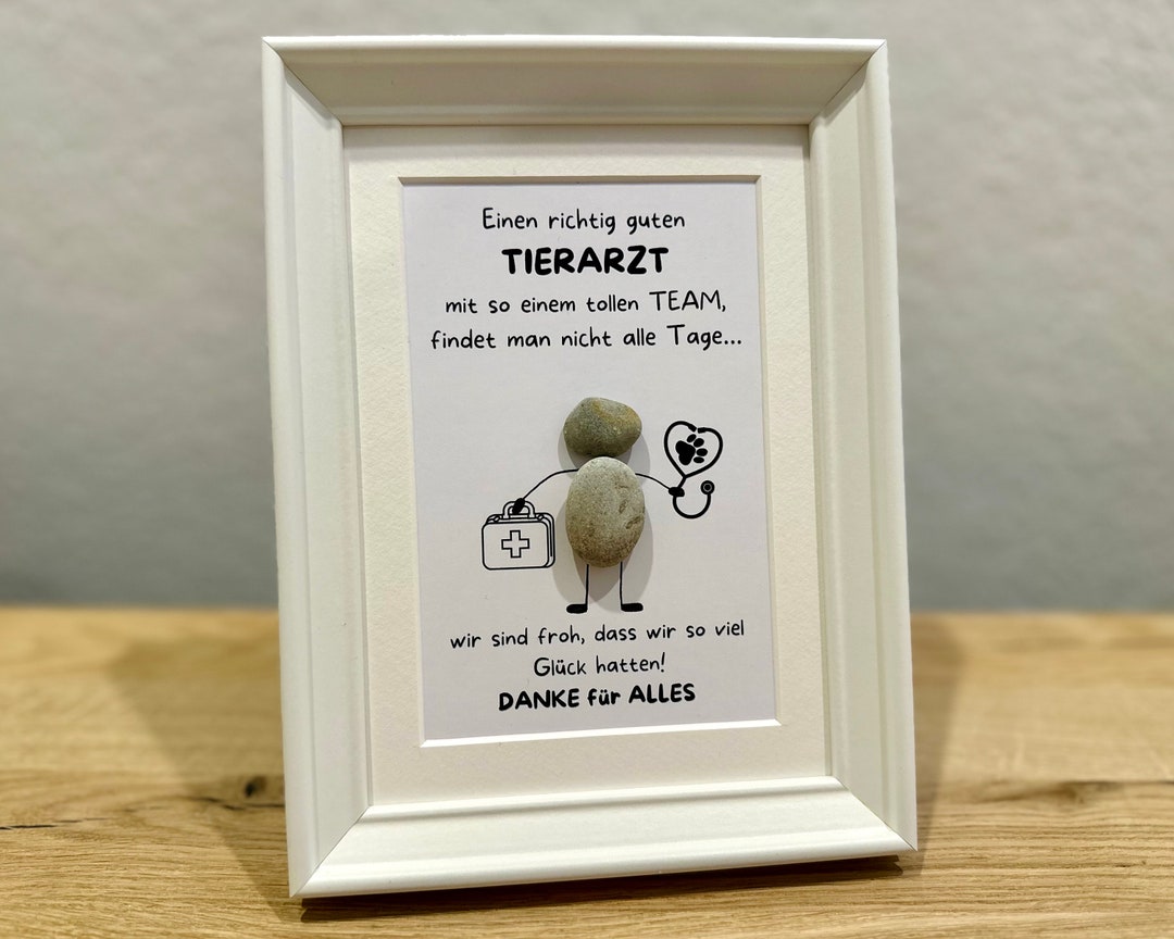 Image en pierre cadeau vétérinaire Idée cadeau médecin cabinet de ...