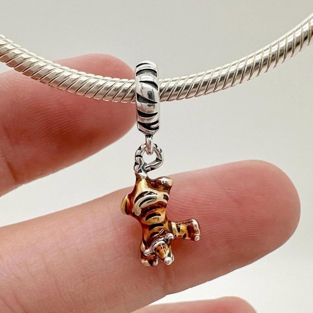 Winnie the Pooh Tigger Dangle Charm Charm for Pandora Bracelet Silver ...
