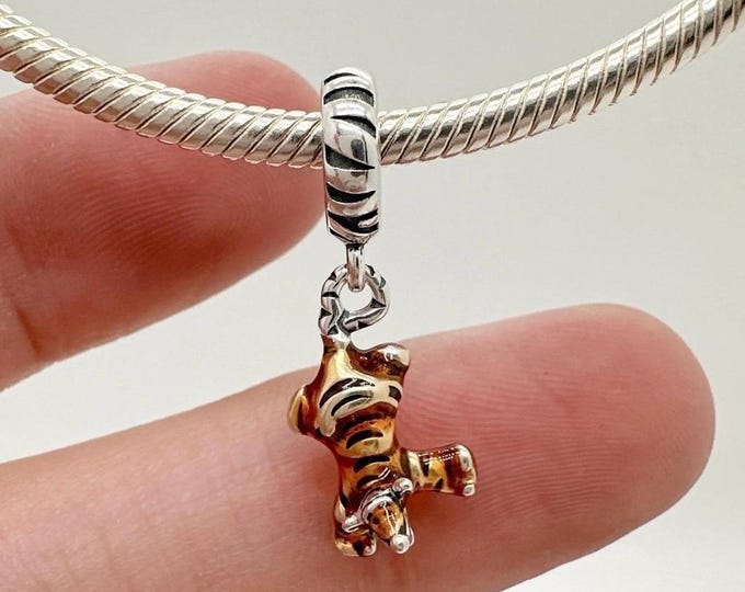 Winnie the Pooh Tigger Dangle Charm; Charm for Pandora Bracelet; Silver ...