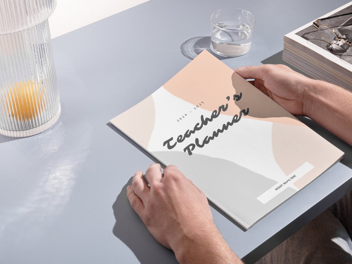 Ultimate 2024-2025 Printable Teacher Planner Aesthetic Peach A4 & A5 ...