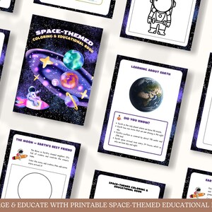 Outer Space Fun Facts & Solar System Activities Book | Digital Download ...