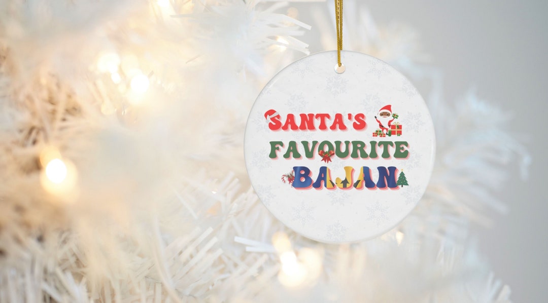 2023 Barbados Christmas Ornament, Christmas Gift for Bajan Mom ...