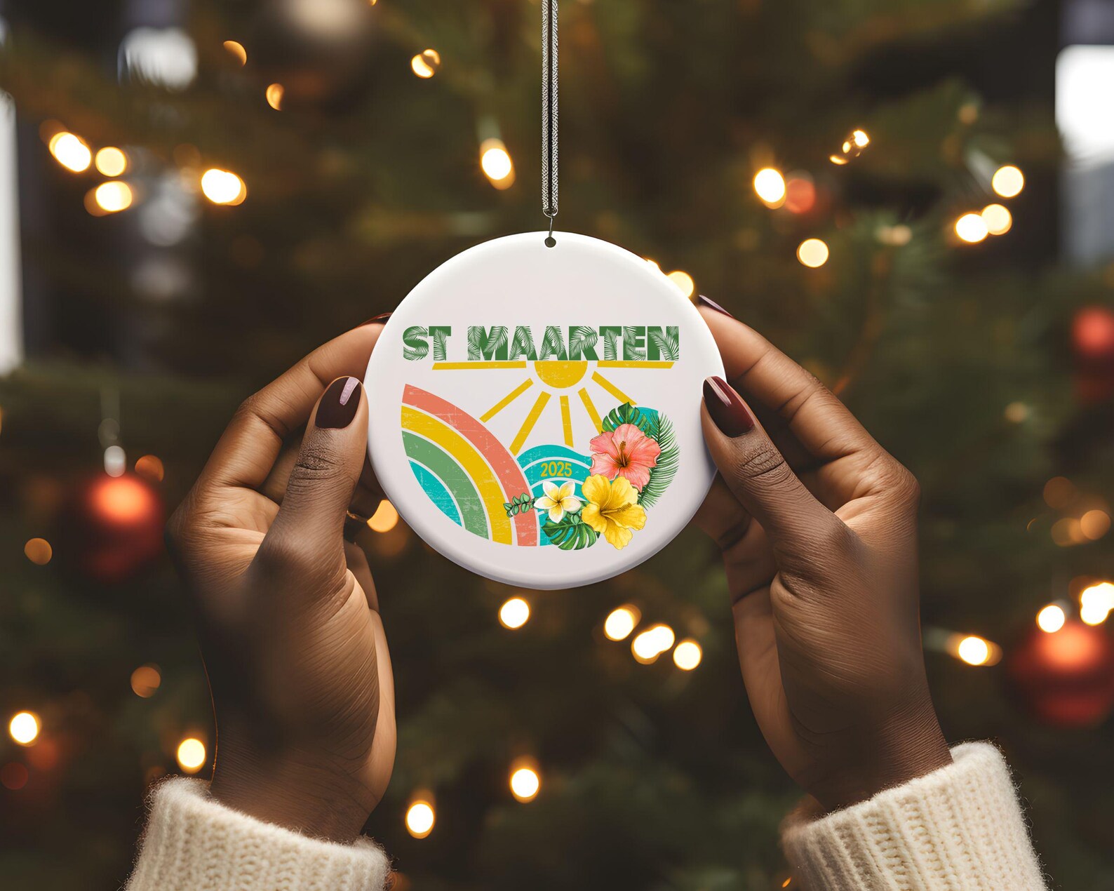 St Maarten Christmas Ornament, St.maarten Souvenir Gift,saint Maarten ...