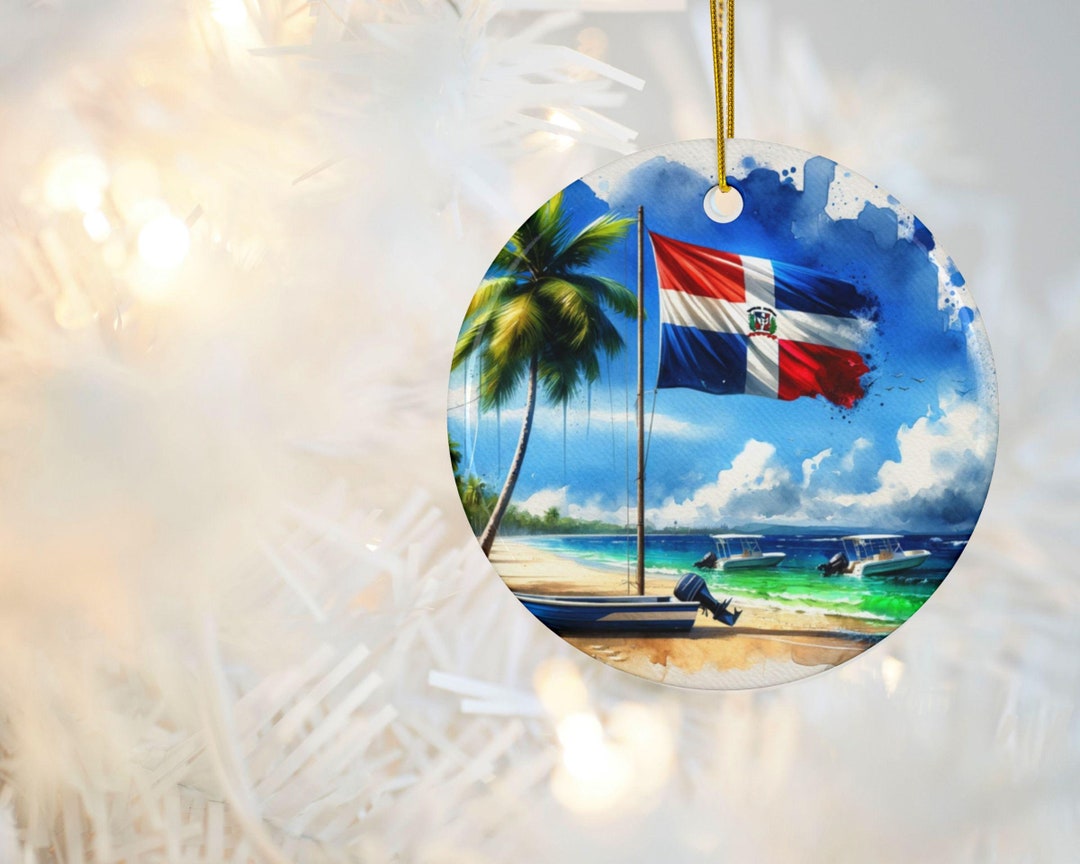 Dominican Republic Christmas Ornament, Dominican Republic Souvenir Gift ...