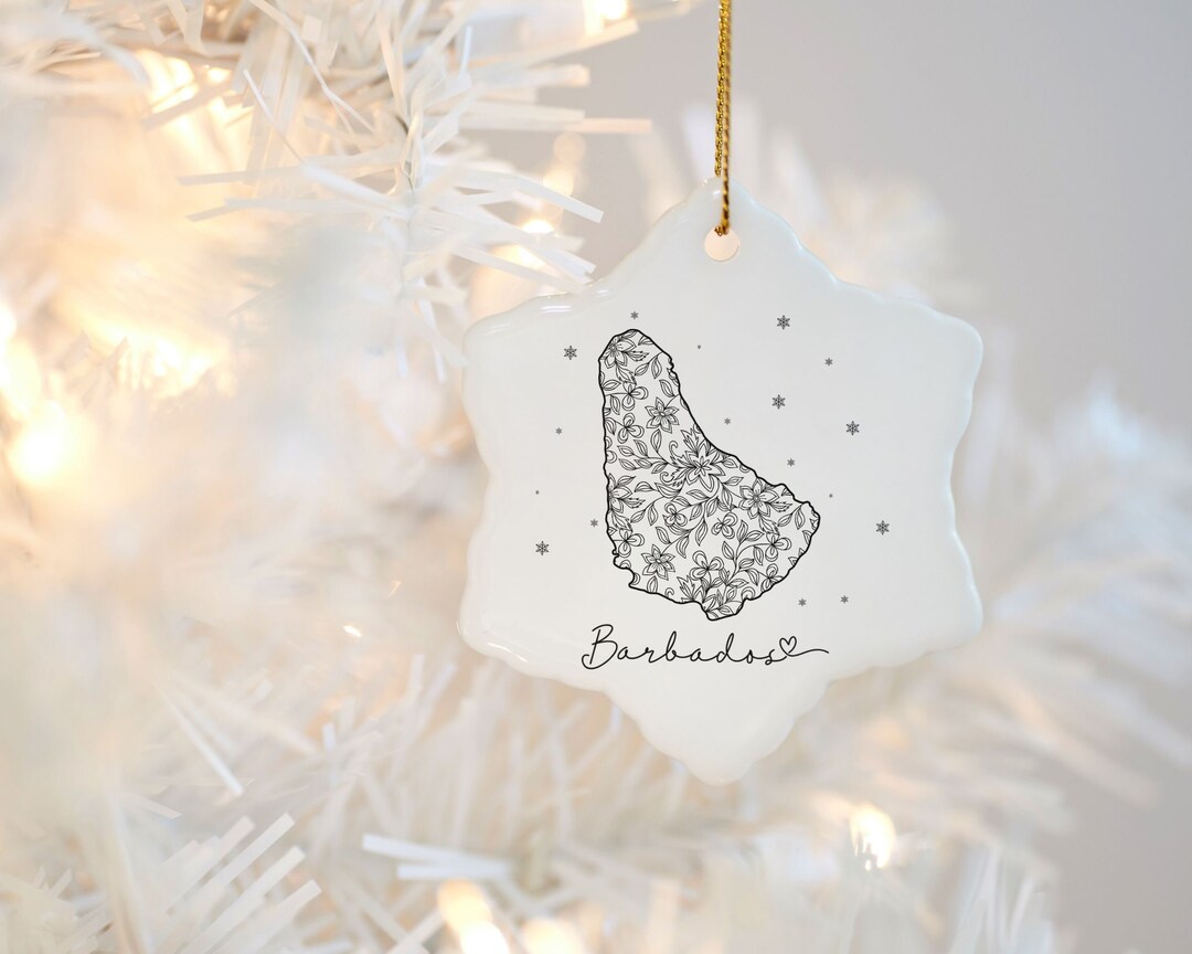 Barbados Christmas Ornament, Barbados Souvenir Gift, Cruise Memento ...