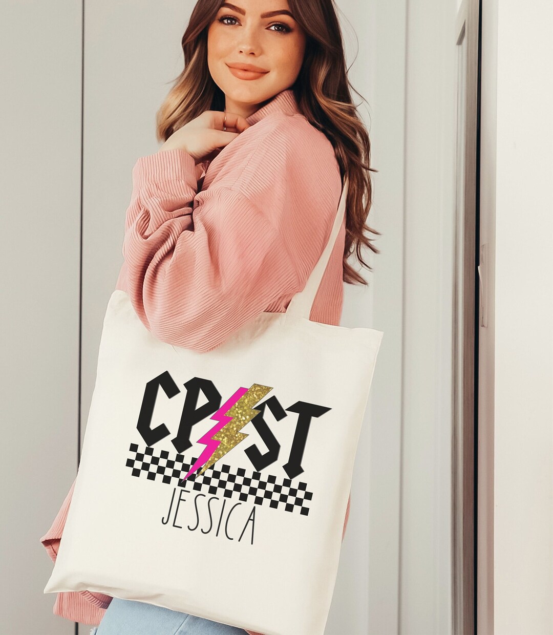 Custom CPST Canvas Tote Bag, Personalized CPS Bag, Child Passenger ...