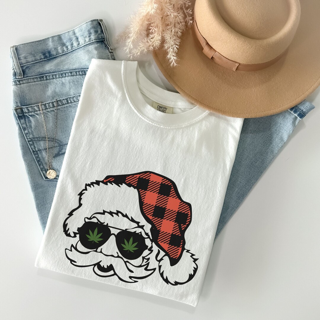Weed Stoner Christmas Shirt, Marijuana Holiday Sweatshirt, Unisex Weed ...