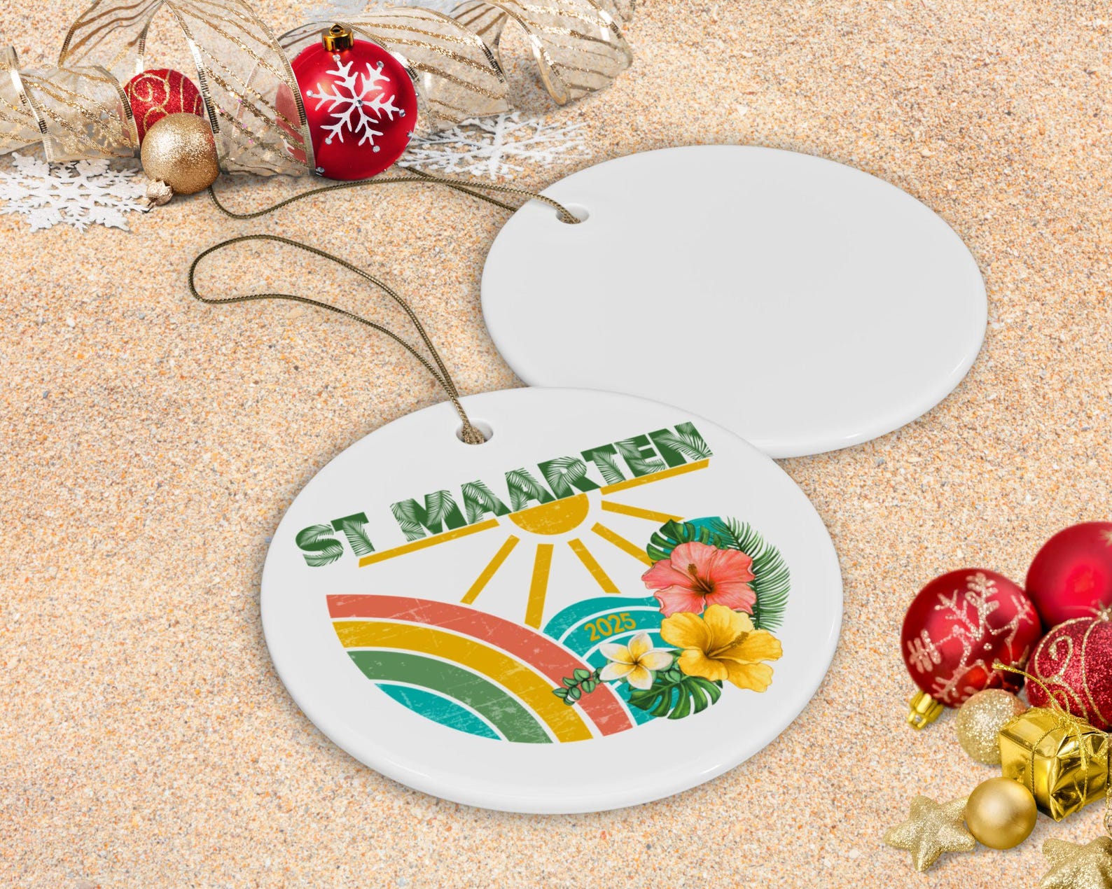 St Maarten Christmas Ornament, St.maarten Souvenir Gift,saint Maarten ...