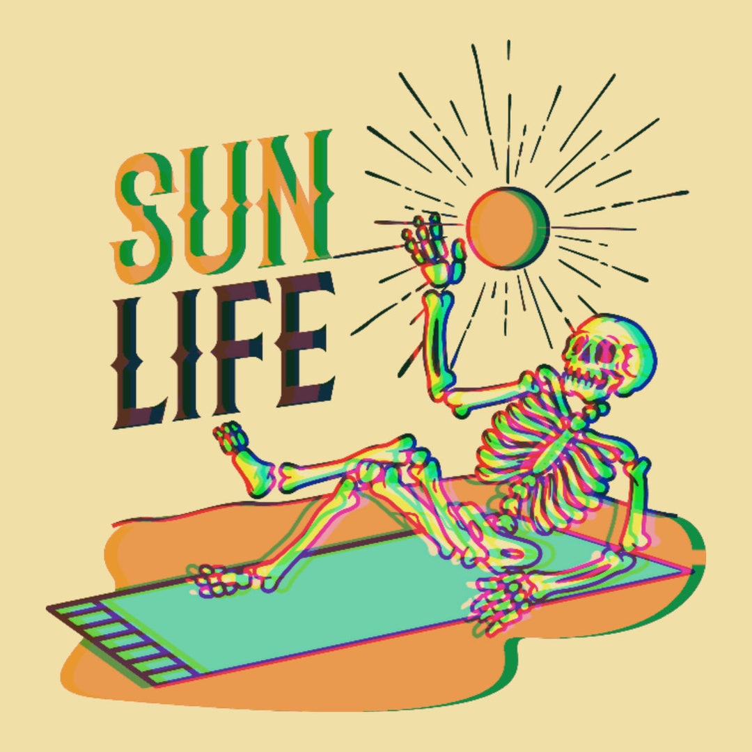 Trippy Skeleton, Cute Skeleton, Halloween Skeleton - Etsy