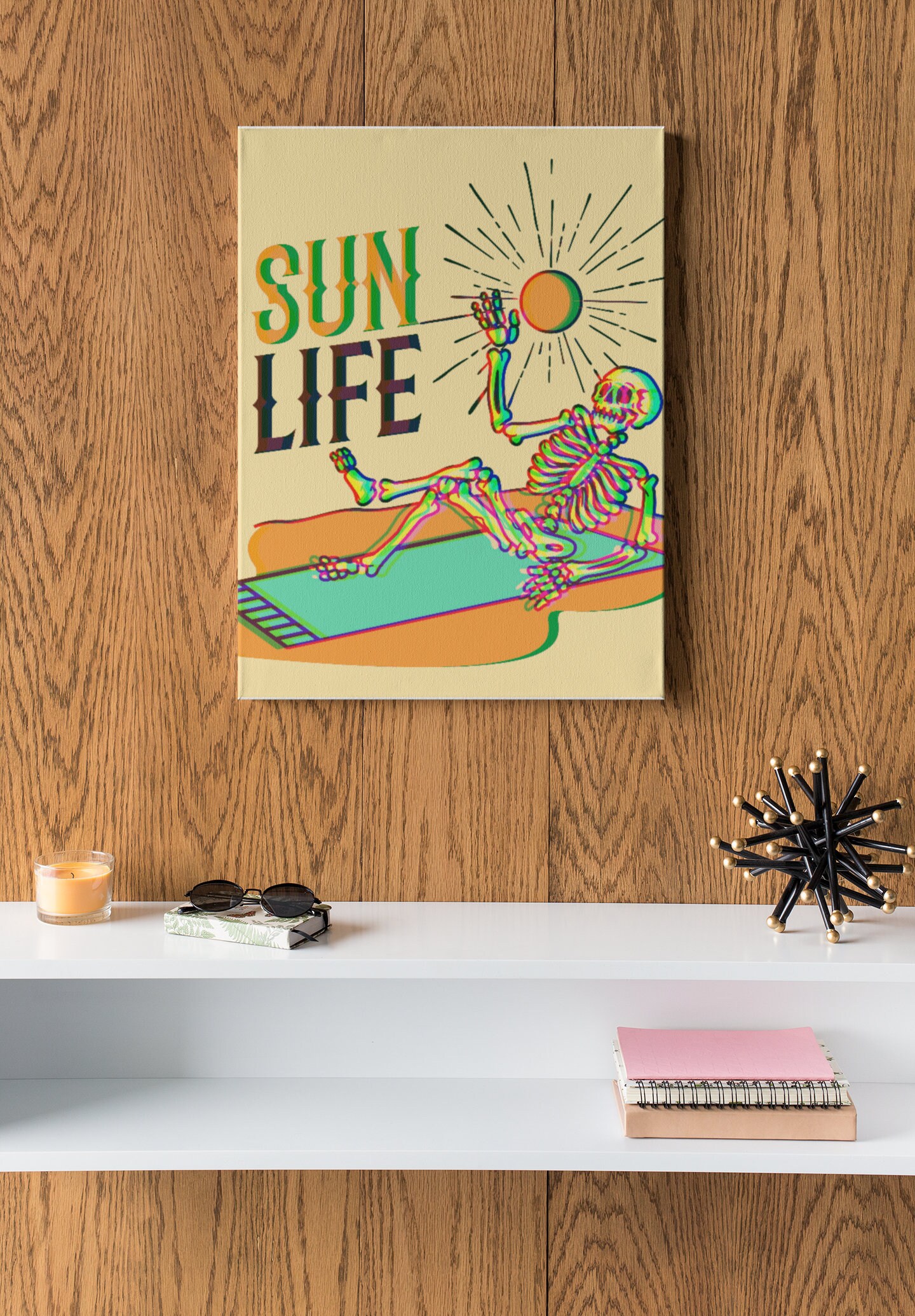 Trippy Skeleton, Cute Skeleton, Halloween Skeleton - Etsy