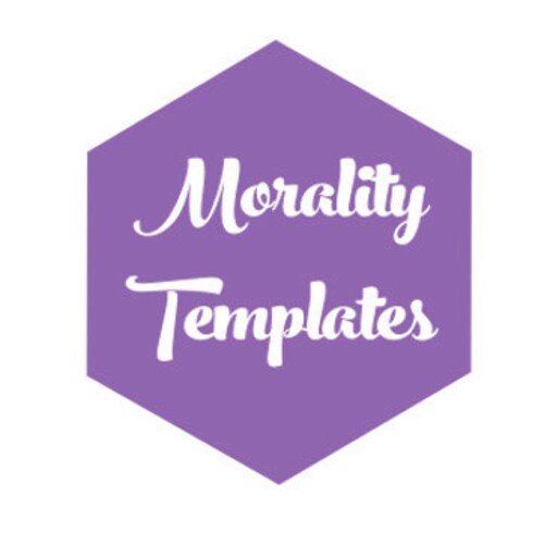 MoralityTemplates - Etsy
