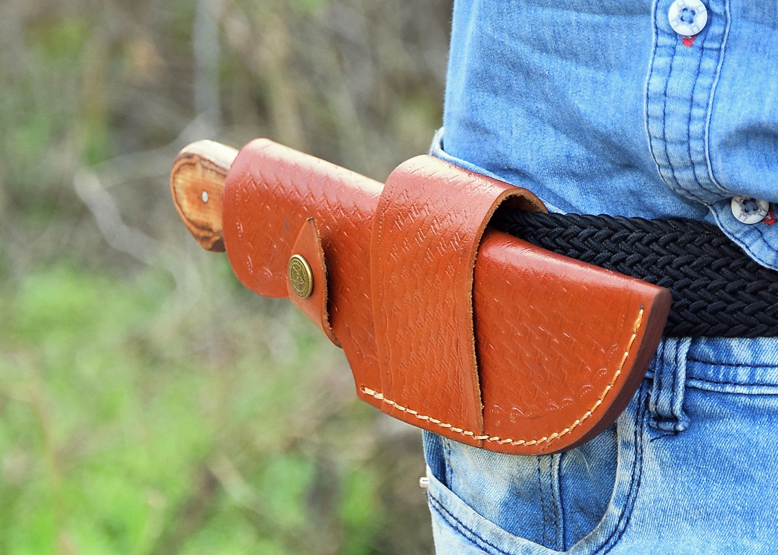 Custom Handmade Leather Sheath Knife Gift for Her Clip Point Knife ...