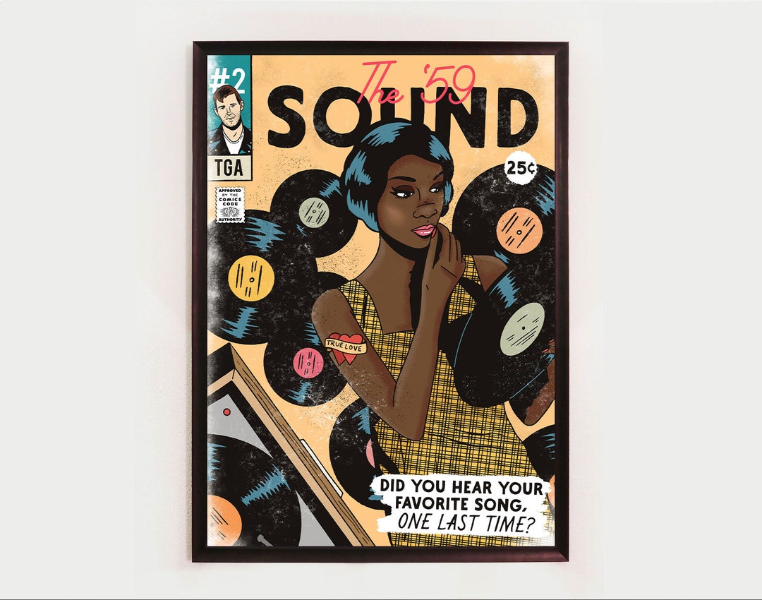 The '59 Sound Comic Book Poster the Gaslight Anthem Inspired - Etsy