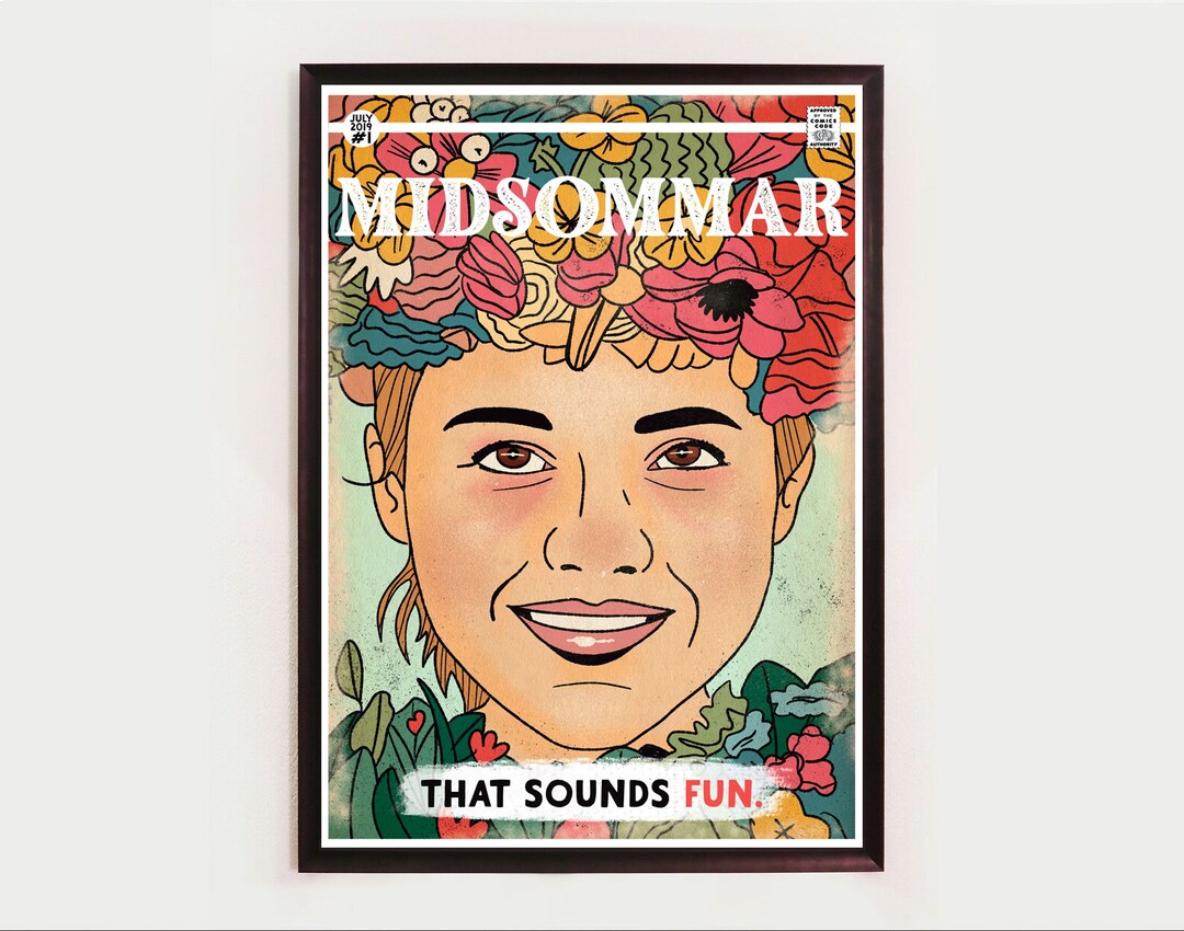Midsommar Movie Comic Book Poster Horror Film Inspired - Etsy