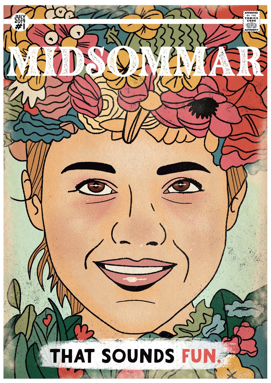 Midsommar Movie Comic Book Poster Horror Film Inspired - Etsy