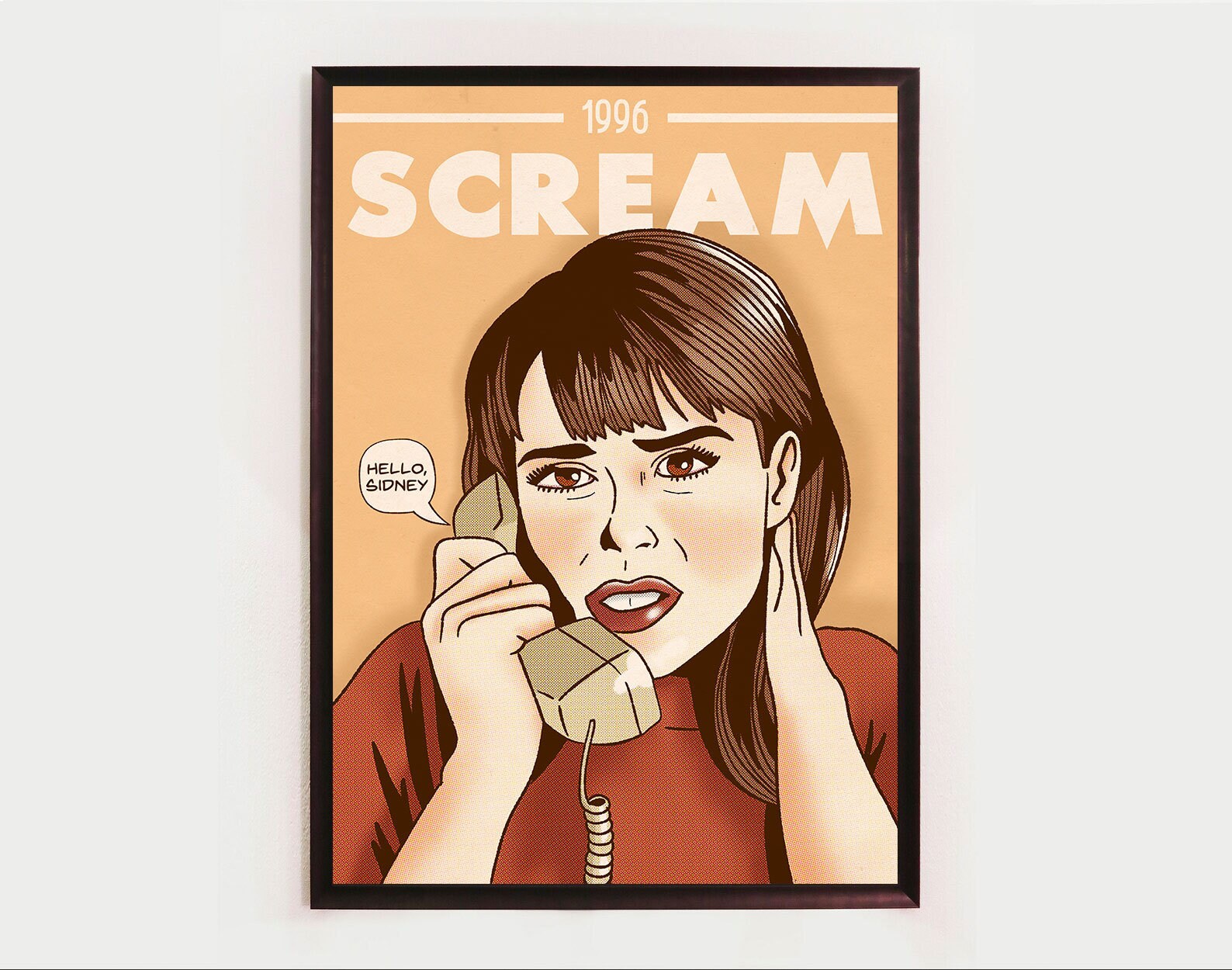 Scream Comic Book Poster Horror Film Inspired - Etsy
