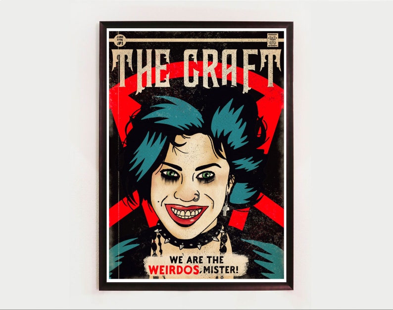 The Craft Nancy Movie Comic Book Poster Horror Film Inspired - Etsy
