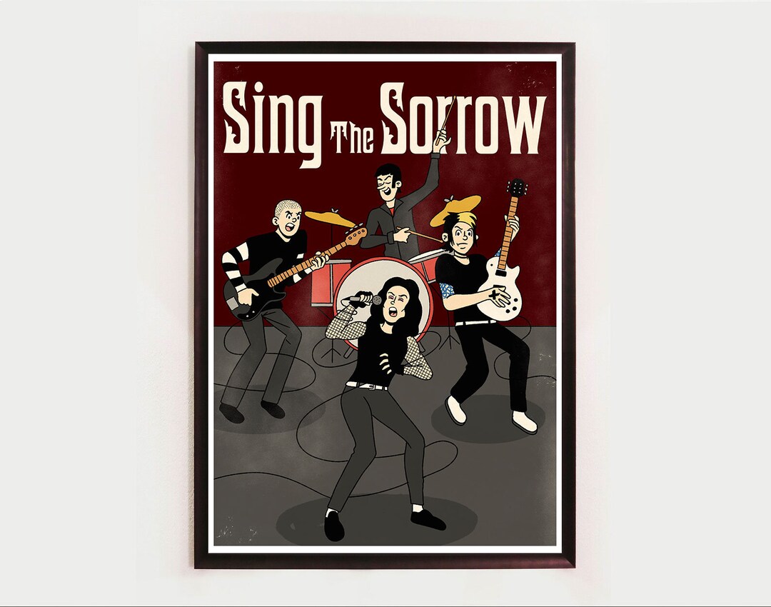 Sing the Sorrow Comic Book Poster AFI Inspired - Etsy
