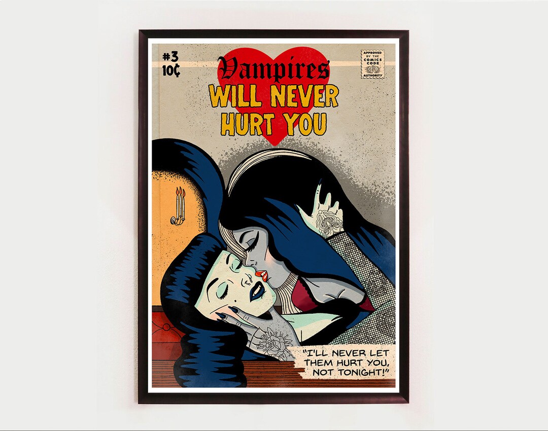 Vampires Will Never Hurt You Comic Book Poster My Chemical Romance ...