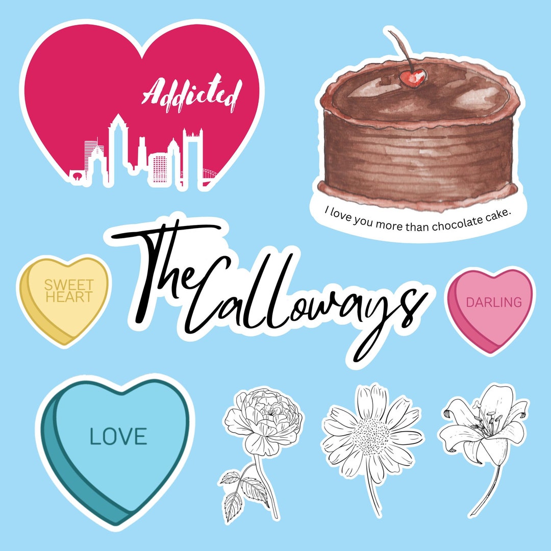 Calloway Sisters Sticker Sheet ~ Addicted Series Sticker Bundle - Etsy