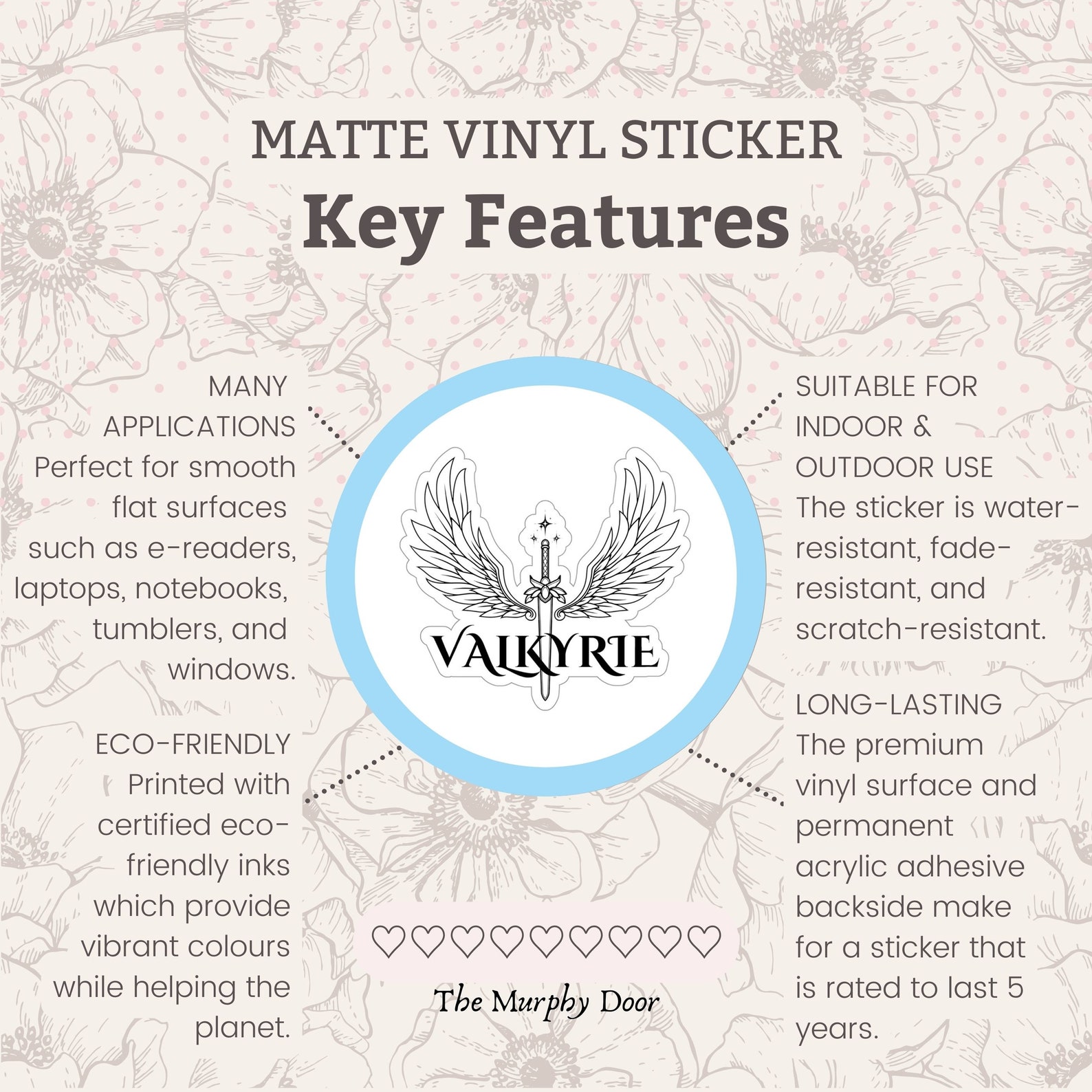 Valkyrie Sticker ACOTAR Matte Vinyl Laptop Decal A Court of - Etsy