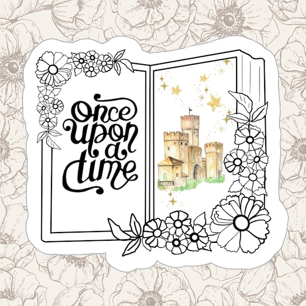 Once Upon a Time Sticker - Etsy