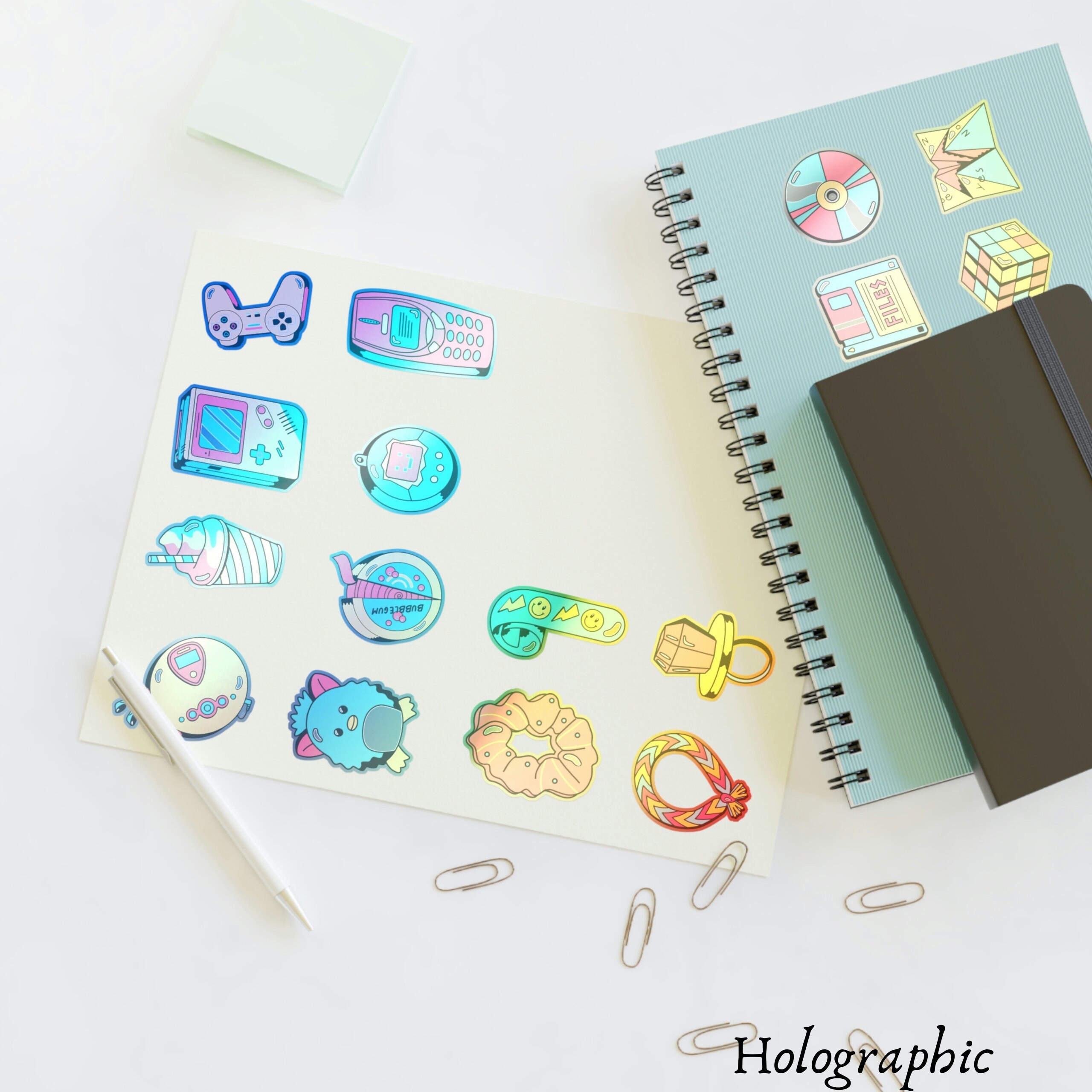 90s Retro Aesthetic Sticker Sheet VSCO Y2K Nostalgic Laptop - Etsy